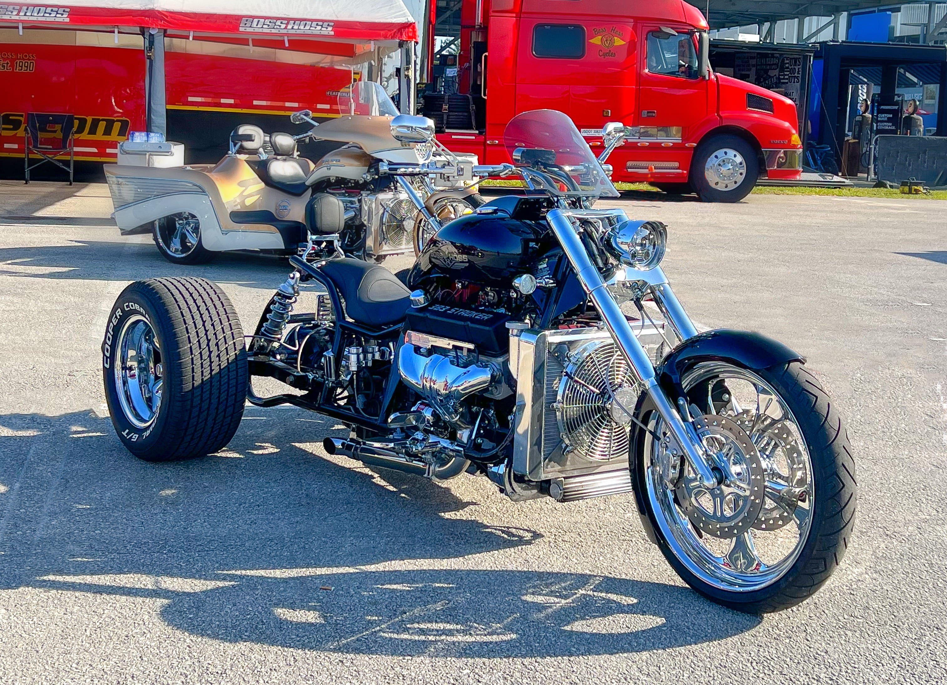 23 Boss Hoss Dragon Trike – Black – 383 Stroker – Boss Hoss Store